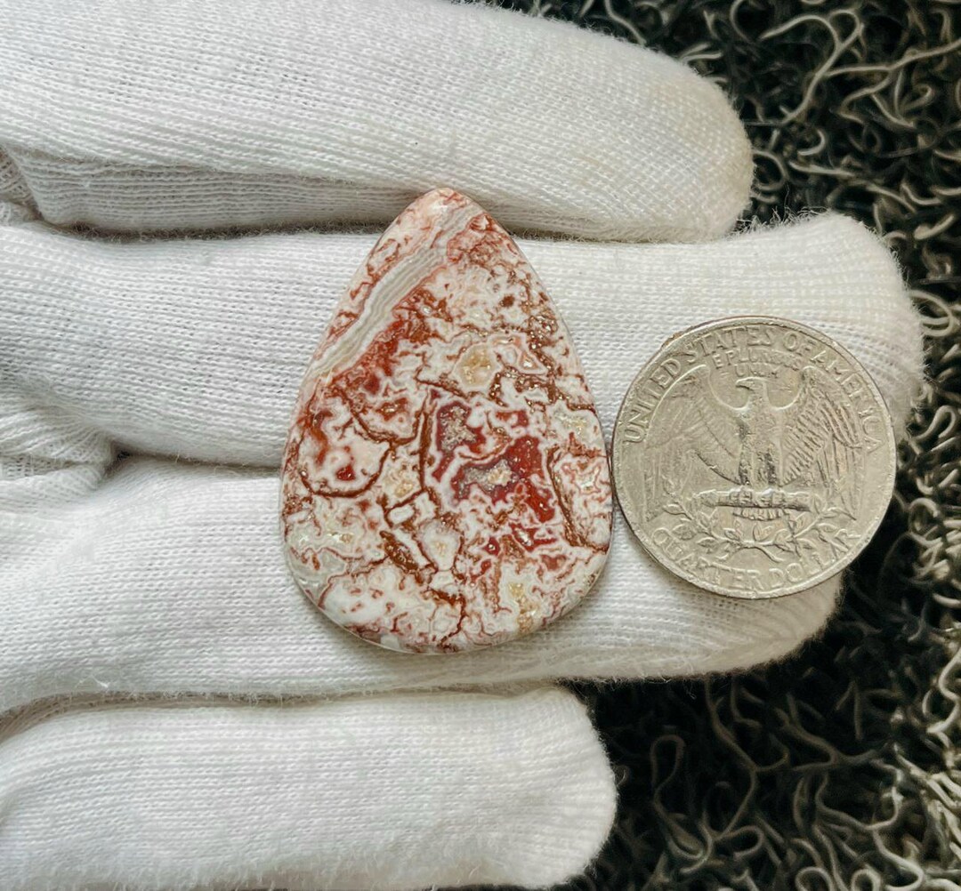 Pear Shape Rosetta Jasper Cabochon: Jewellery Making Gemstone 42.95CTS ...
