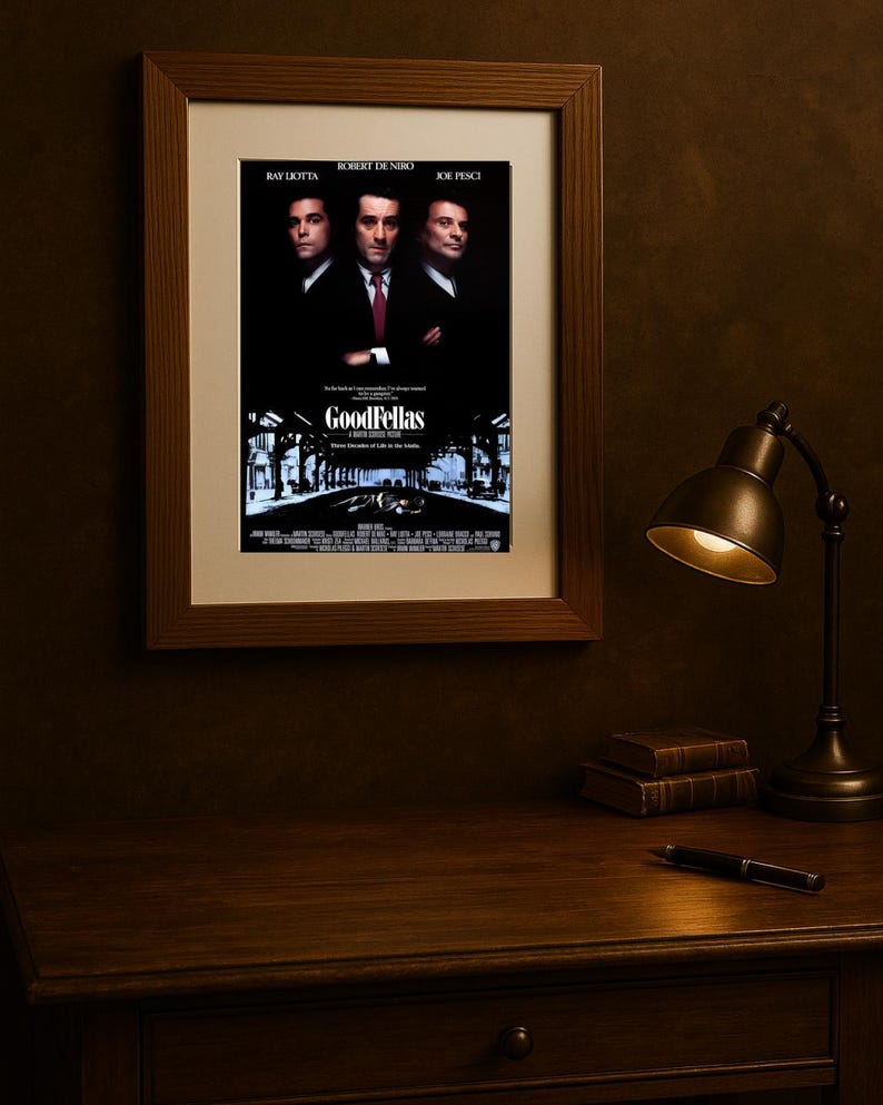 Goodfellas 1990 Movie Poster – Classic Gangster Film Art - Etsy