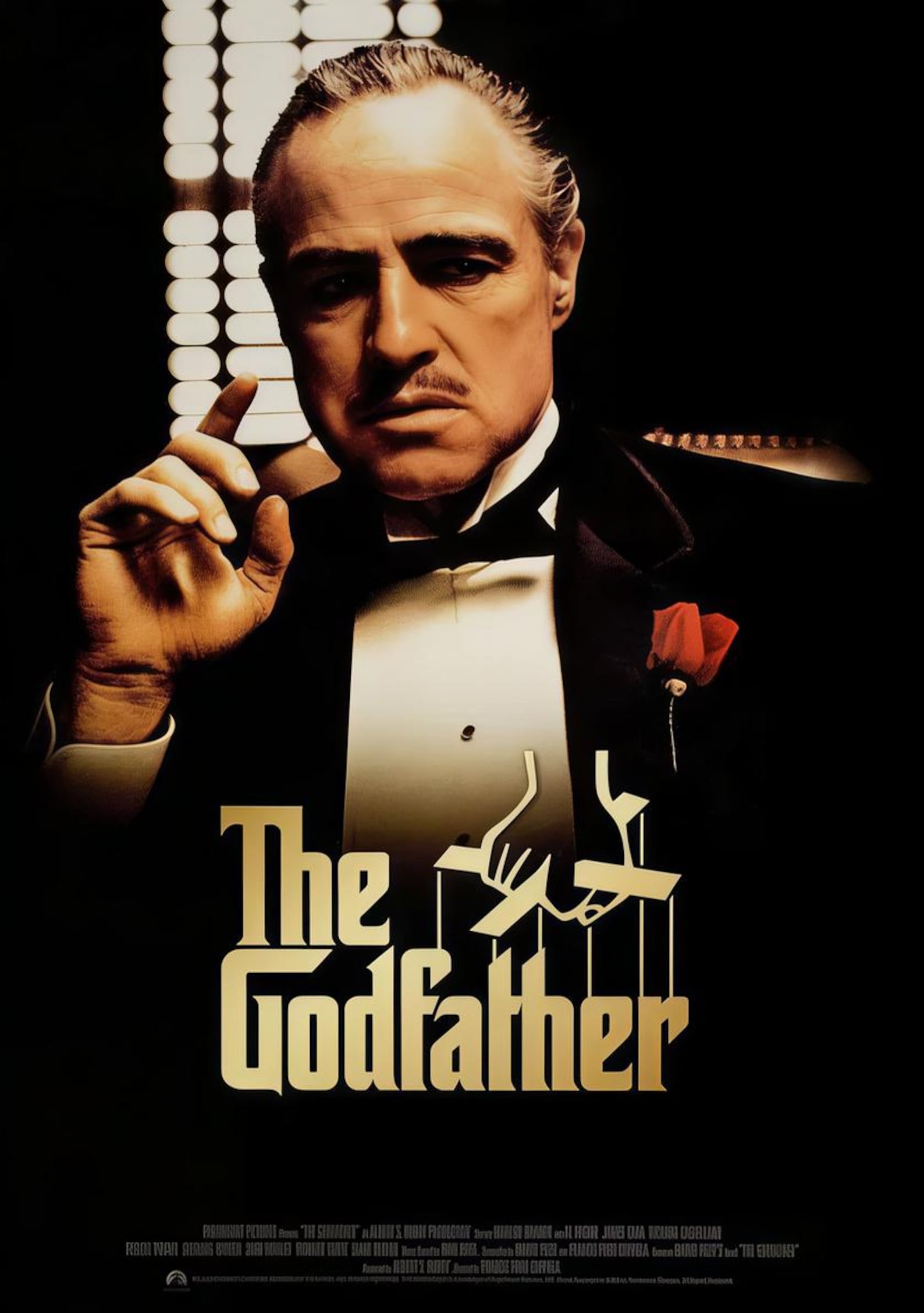 The Godfather DIGITAL Movie Poster – Classic Mafia Cinema Wall Art (top ...