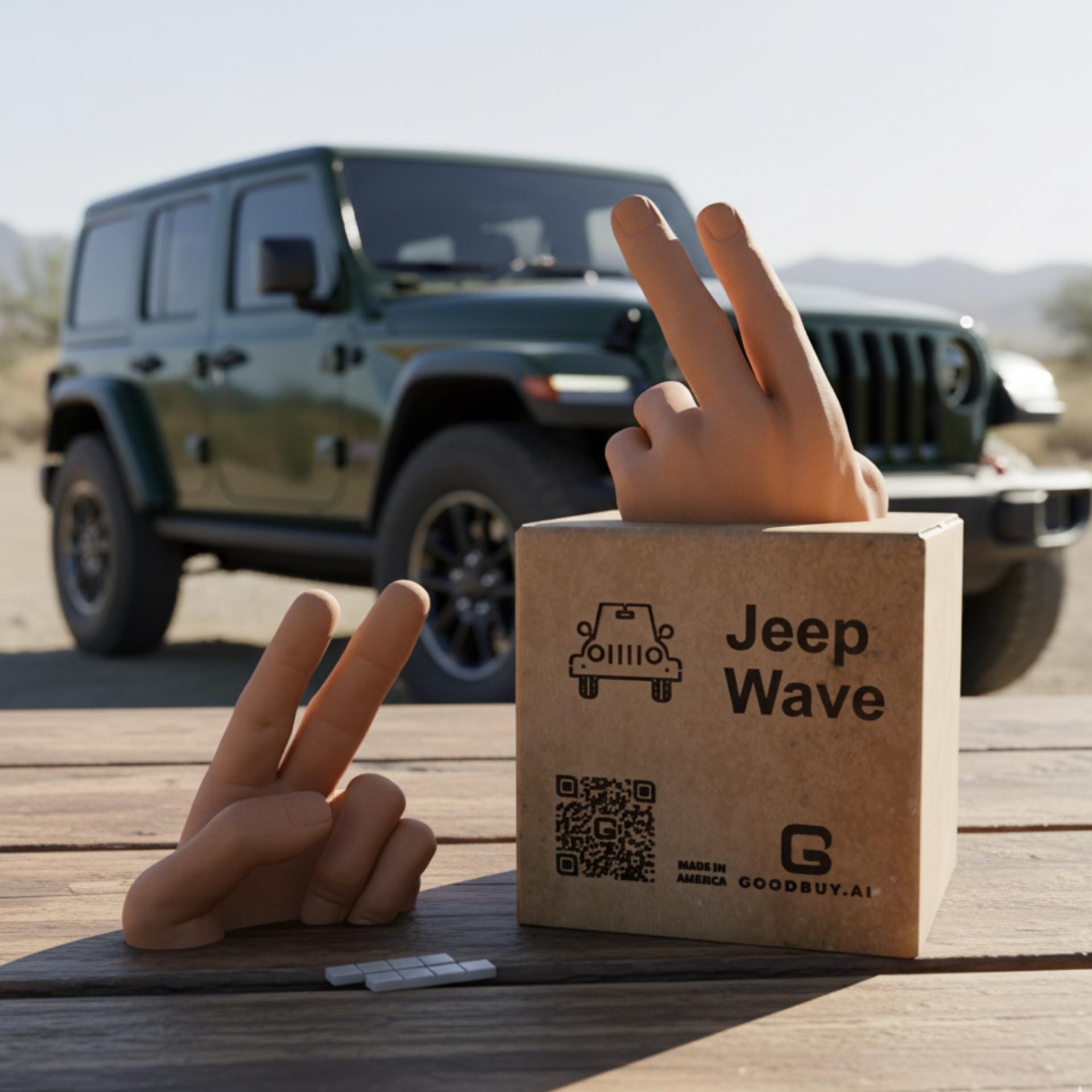 Jeep Wave Dashboard Hand | 3D Printed Two-finger Salute Accessory - Etsy