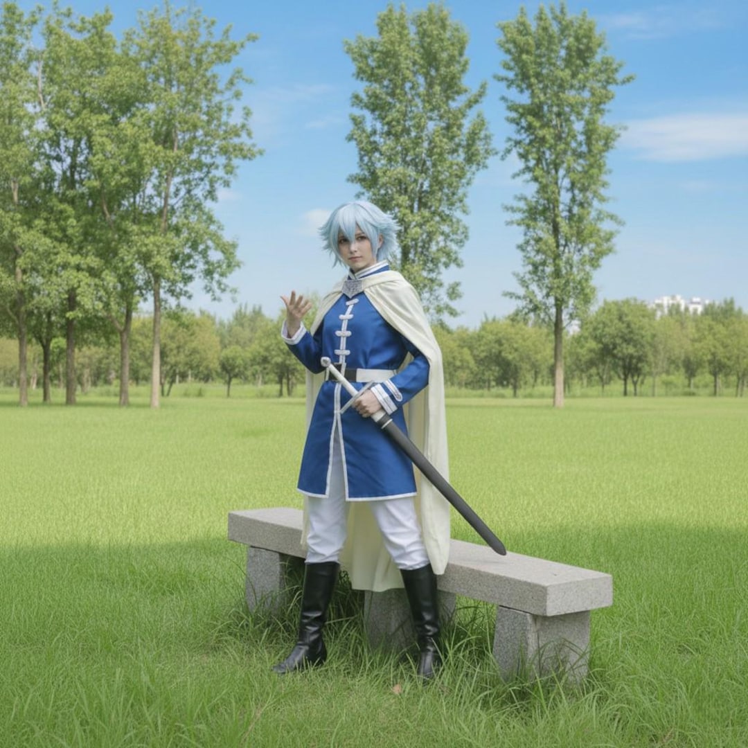 Custom Size Swordsman-inspired Cosplay Costume, Fantasy Knight Outfit ...