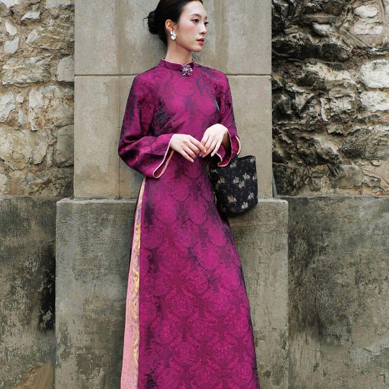 Custom Ao Dai Dress Women - Etsy