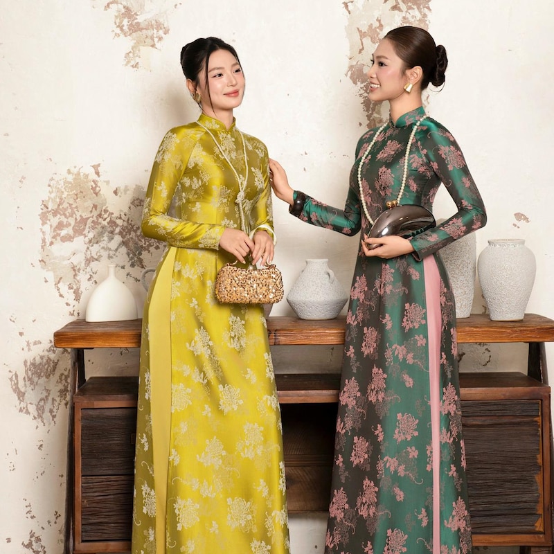 Brocade Silk Ao Dai - Etsy