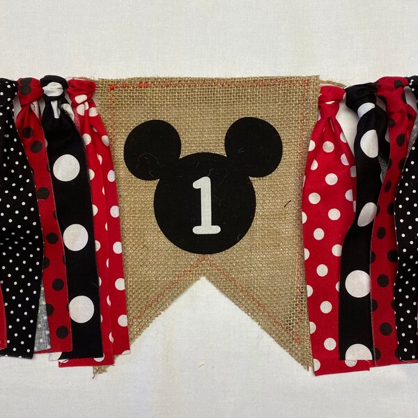 Mickey Mouse Banner - Etsy