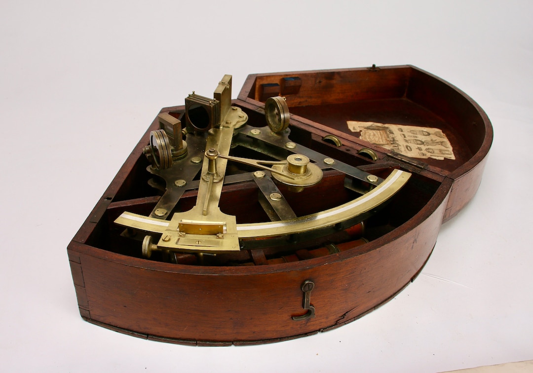 A Double Frame Sextant With Platinum and Gold Scales - Etsy