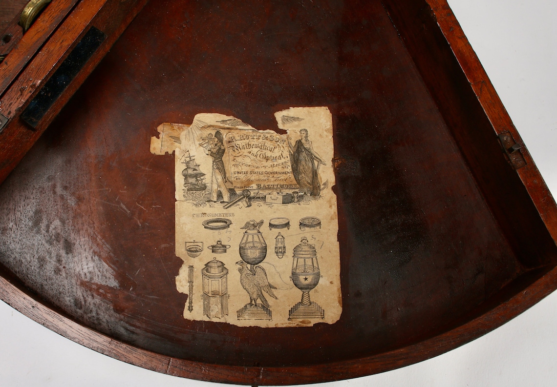 A Double Frame Sextant With Platinum and Gold Scales - Etsy