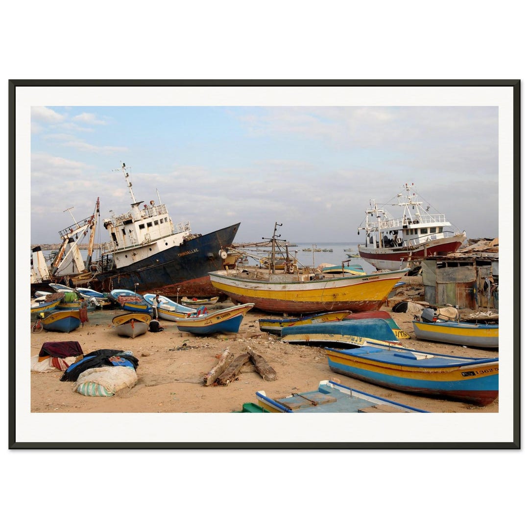 The Once Port of Gaza | Gaza Seaport Poster, Palestine Urban ...