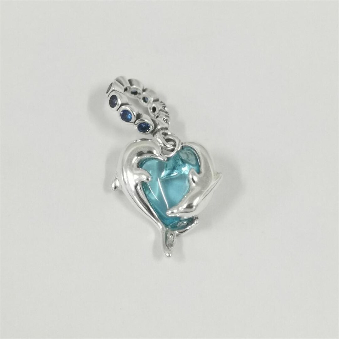 Pandora Blue Murano Dolphin Glass Dangle Charm - Etsy