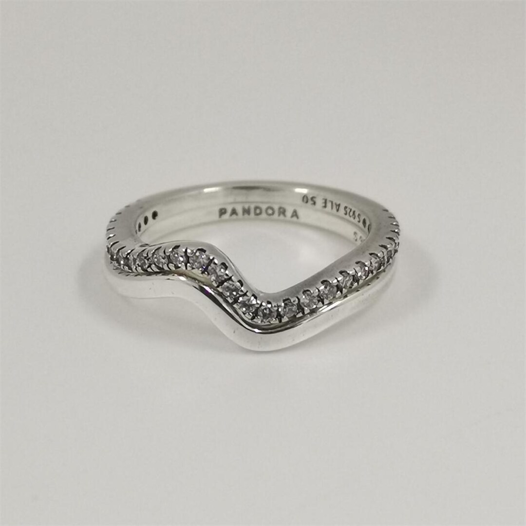 Pandora Silver Wave Ring Stack Set - Etsy