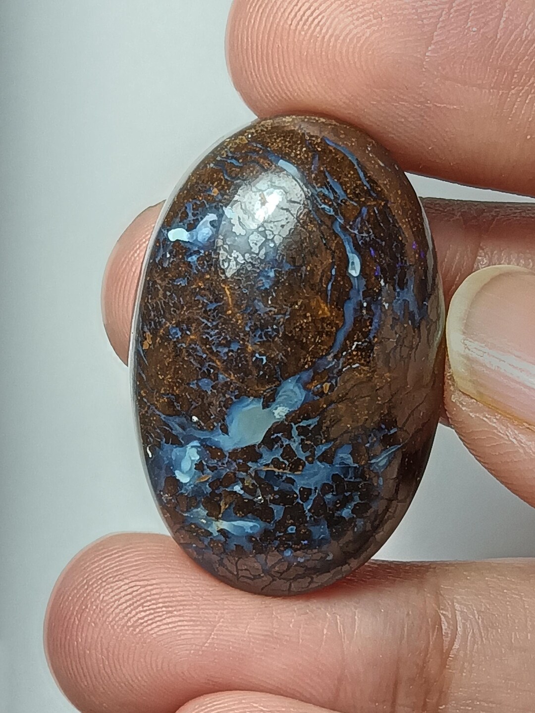 Rare and Natural Matrix Boulder Opal Cabochon for Jewelry Stones - Etsy
