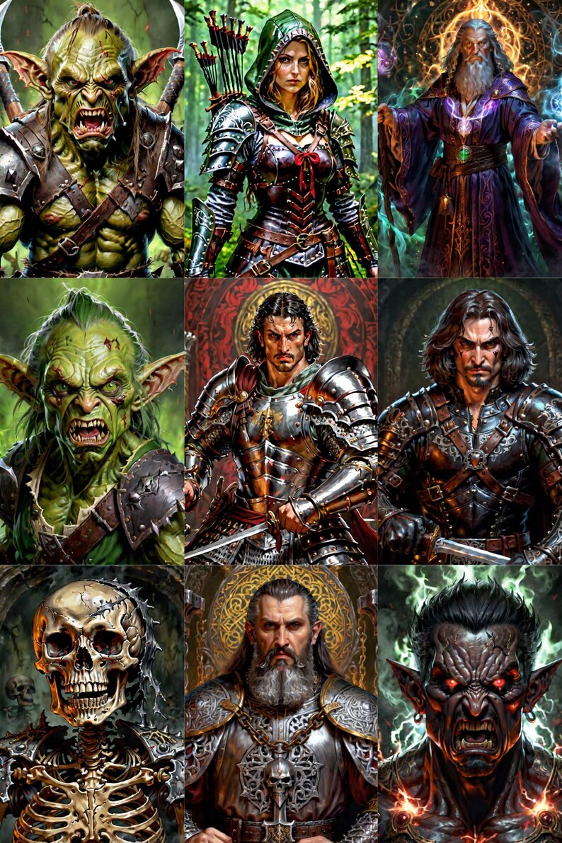 D&D Token Pack Vol 1 | 160+ VTT Assets | Hero and Monster Starter Set ...