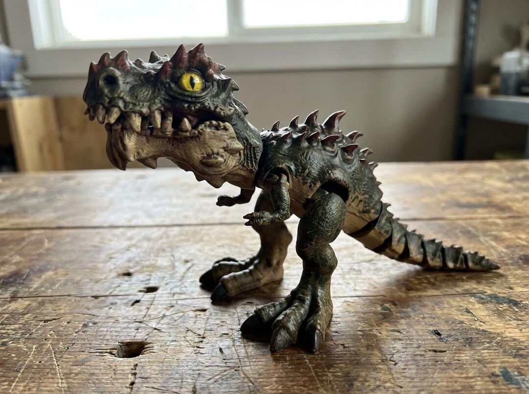 Articulated T Rex STL File, Flexible Dinosaur 3D Print Model, Printable ...