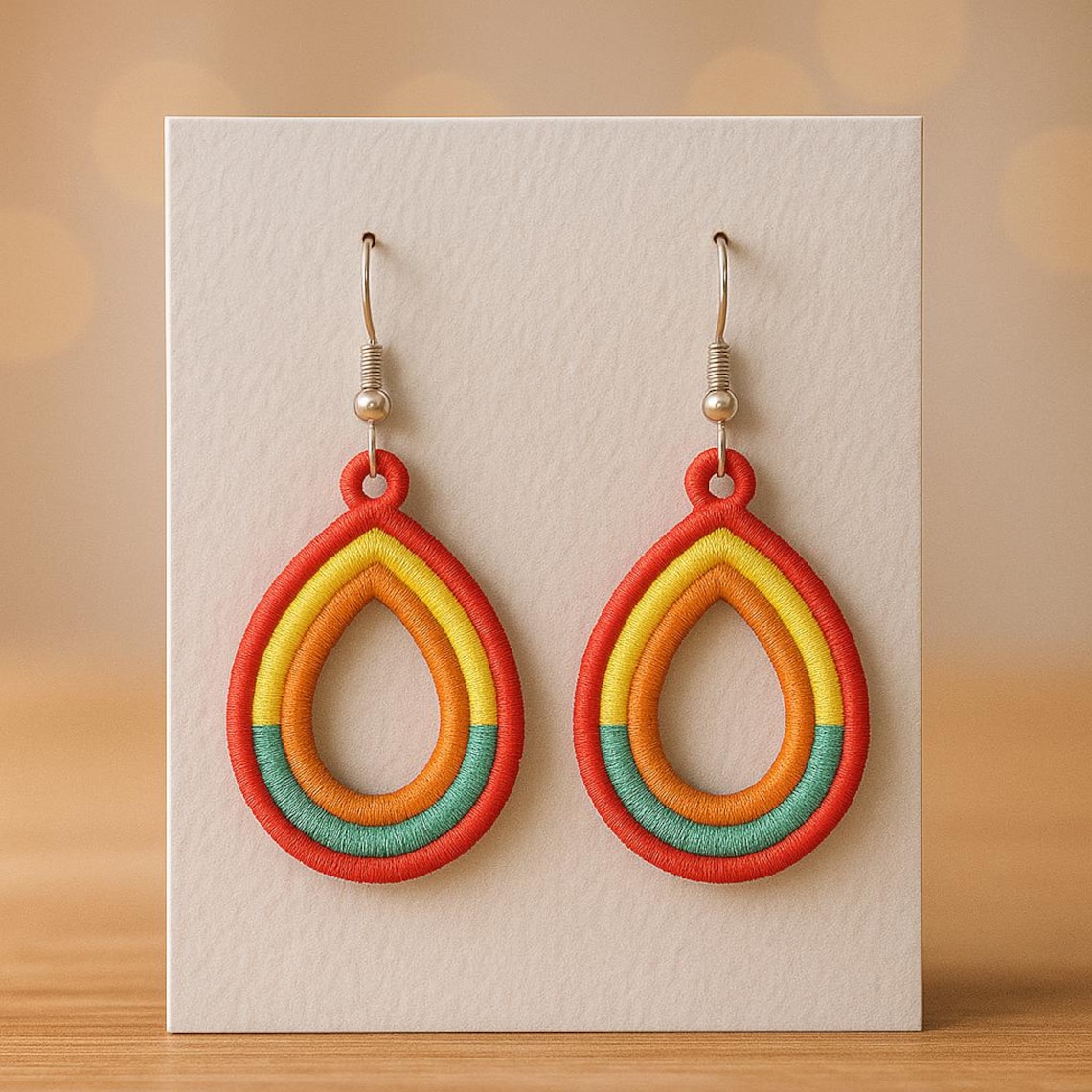 FSL Embroidery Erring. Machine Embroidery Design. Lace Earring. Free ...