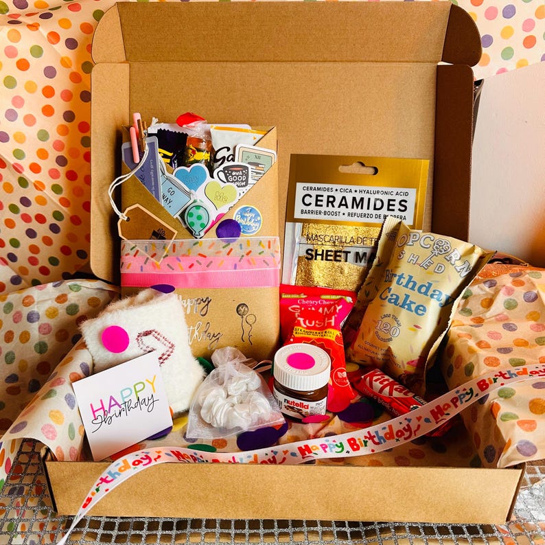 Birthday Cosy Reading Box | Blind Date With A Book Gift Set - Etsy UK