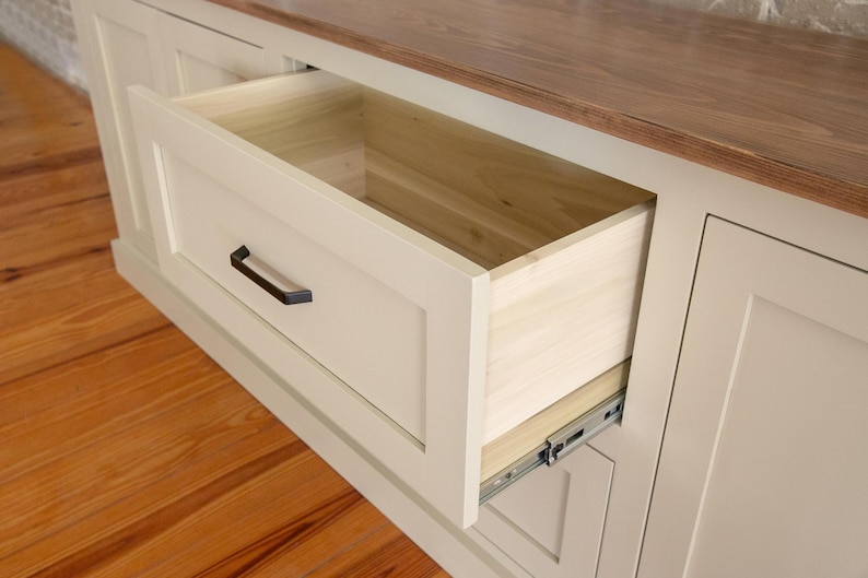 8ft Storage Console/ Tv Console/ Customizable/ Solid Wood - Etsy