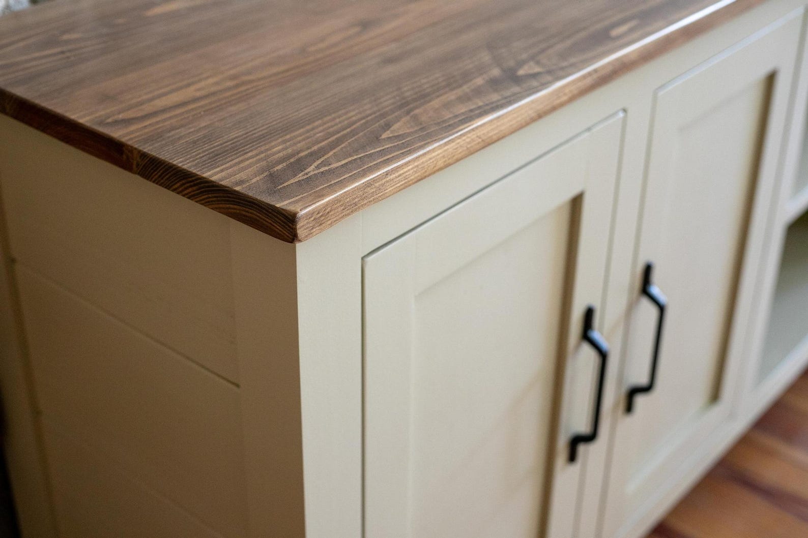 8ft Media Console/ Tv Console/ Customizable/ Solid Wood - Etsy