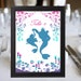 Watercolor Little Mermaid Table Numbers - Etsy