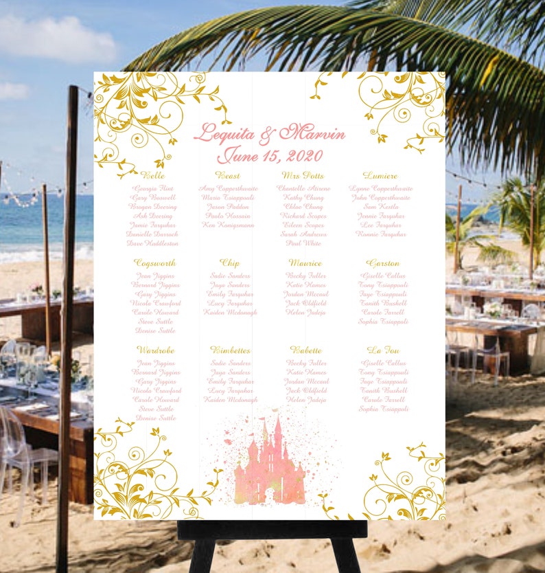 Blush Castle Wedding Seating Table Sign Rustic Wedding Sign | Etsy Blush Castle Wedding Seating Table Sign Rustic Wedding Sign | Etsy