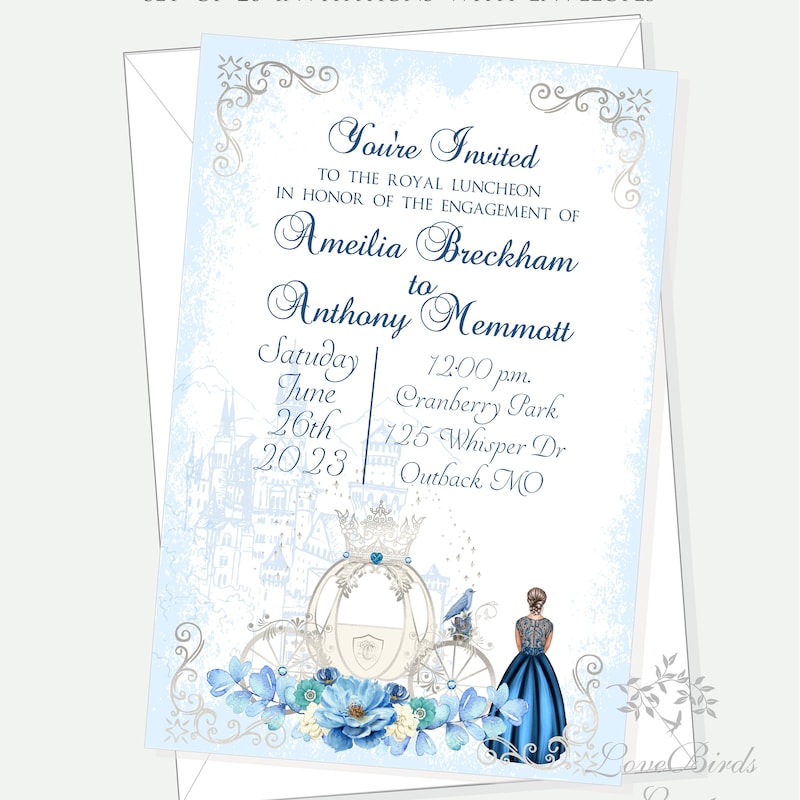 Cinderella Wedding Invitations - Etsy