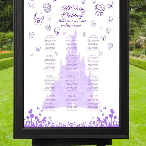 Cinderella Table Numbers Disney Theme Weddings Fairy Tale | Etsy Canada