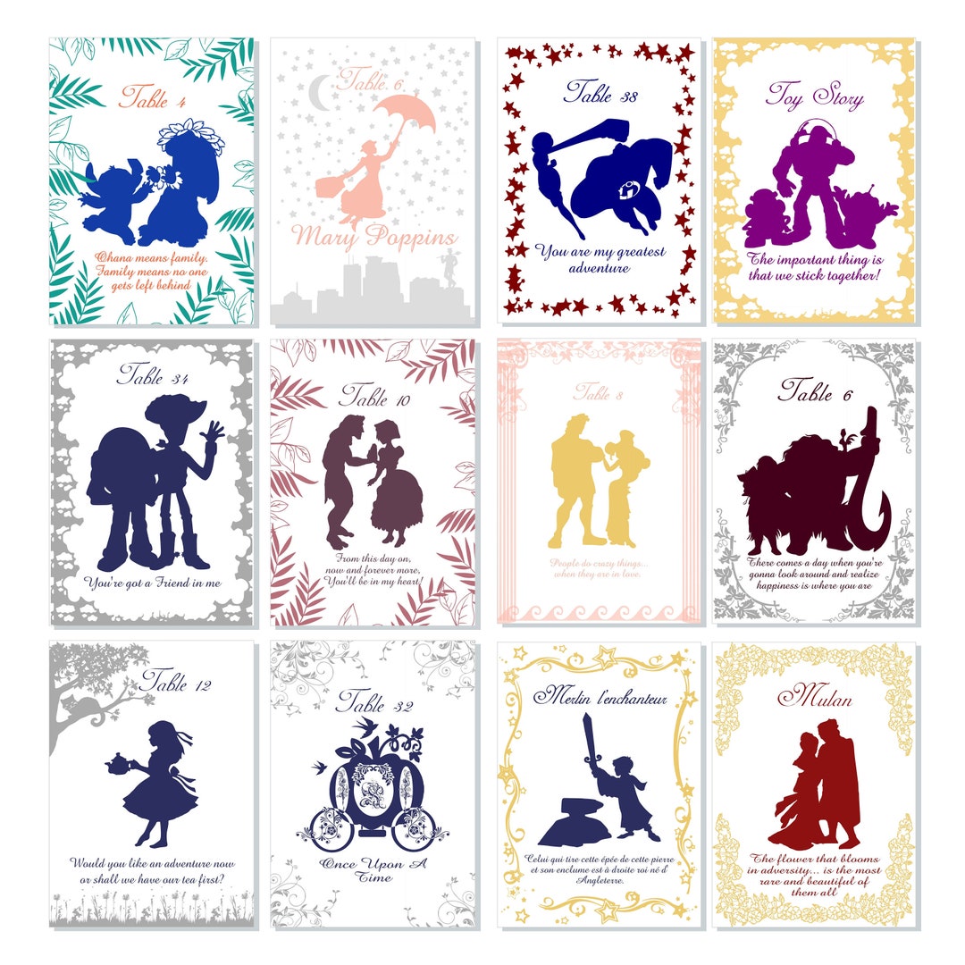 Story Book Quotable Table Numbers Select Your Quotable Cards | Quotable ...