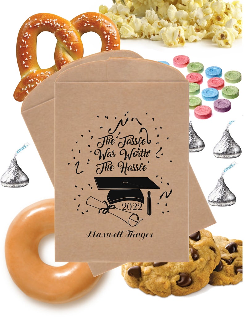 Personalized Graduation Favors Graduation Favor Bags Donut - Etsy