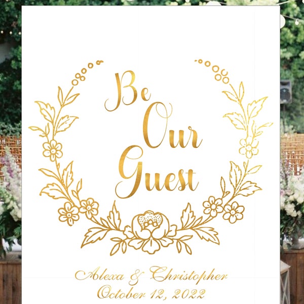 Be Our Guest Sign - Etsy