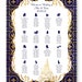 Digital Princess Wedding Seating Chart | Printable Wedding Seating ...