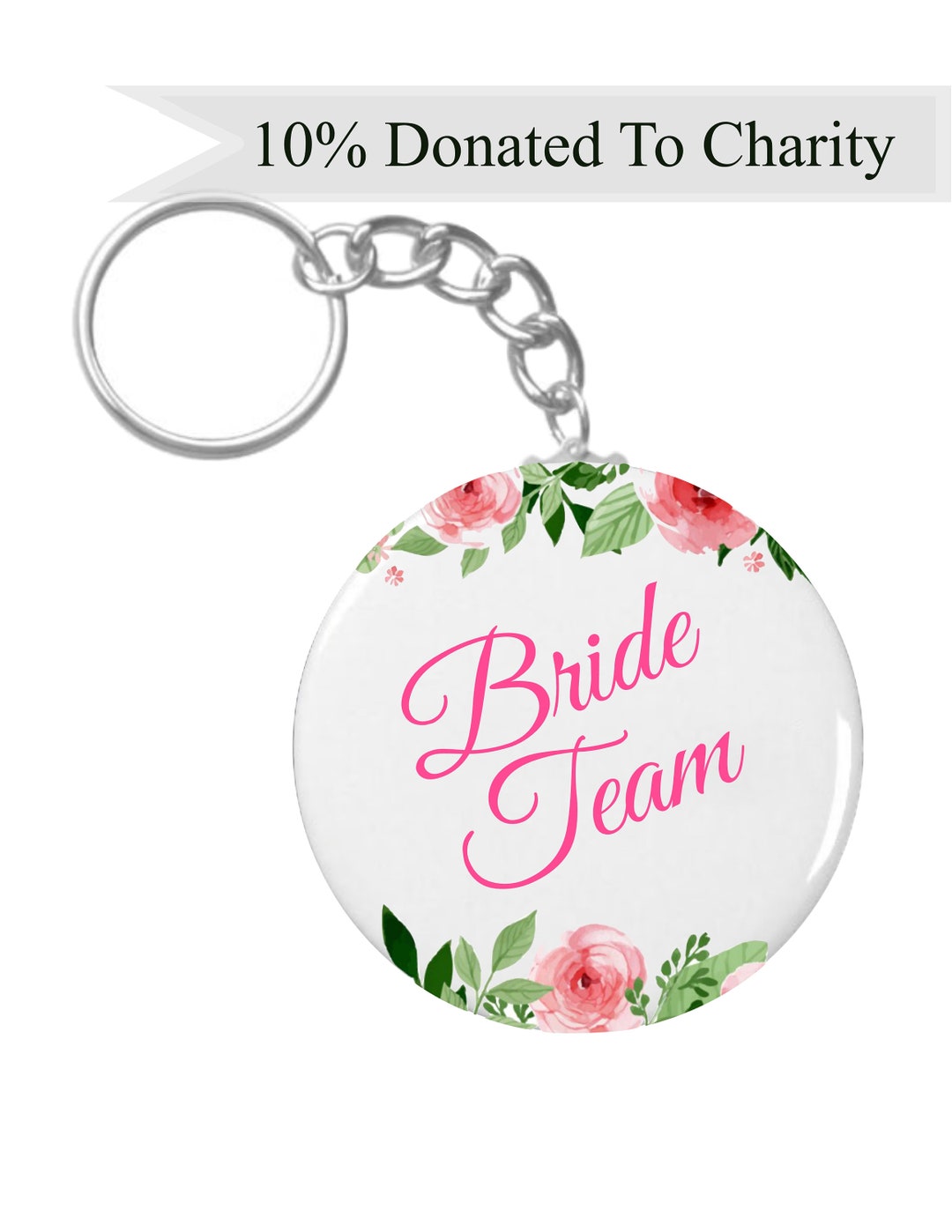 Personalized Keychain Blush Wedding Keychains Bridal Favor Gifts Team ...