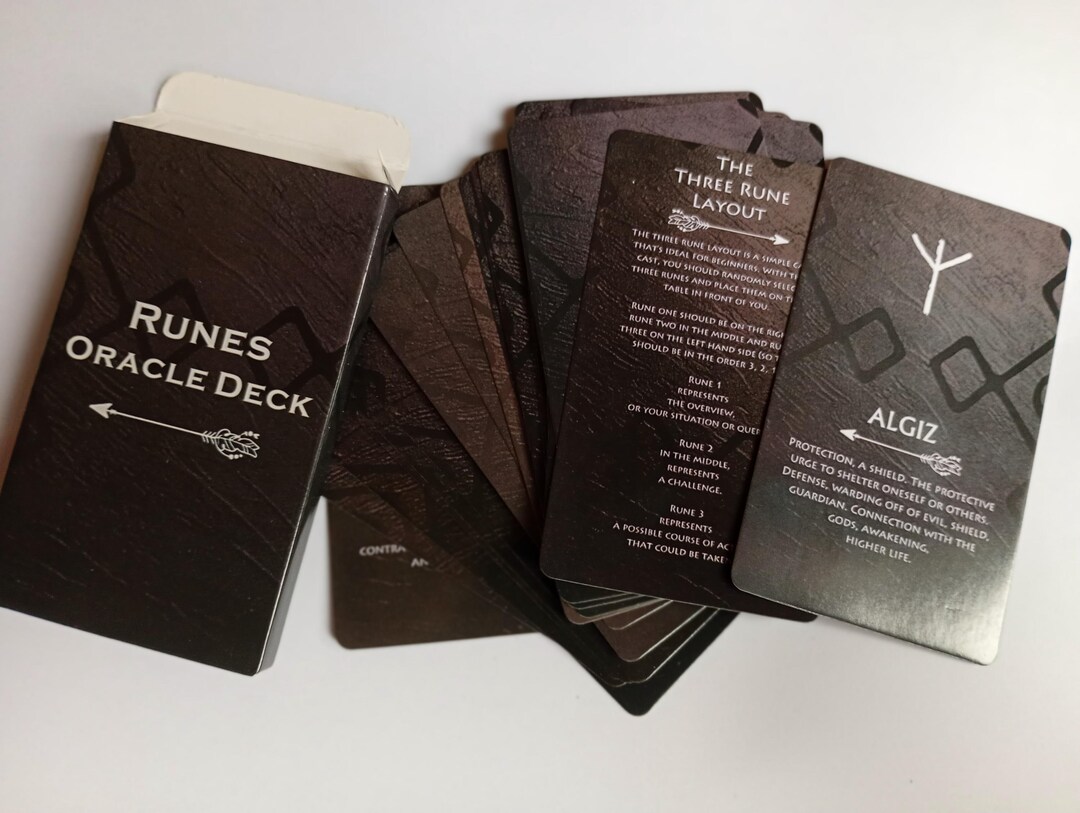 RUNES ORACLE DECK - Etsy