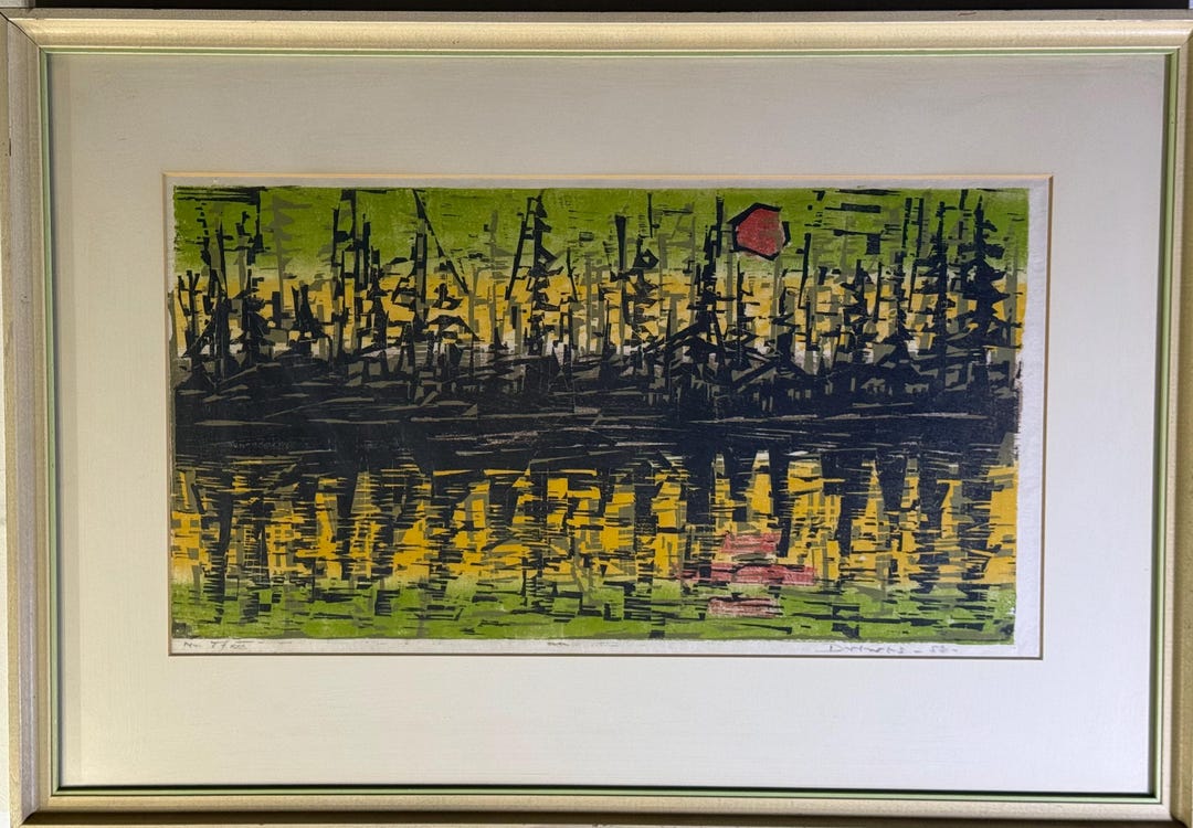 Bauhaus Artist Werner Drewes Lithograph, Incredibly Rare and Beautiful ...