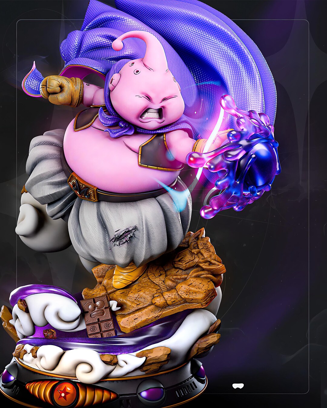 Pink Cosmic Brute STL | 3D Print Alien Warrior Figurine (digital ...