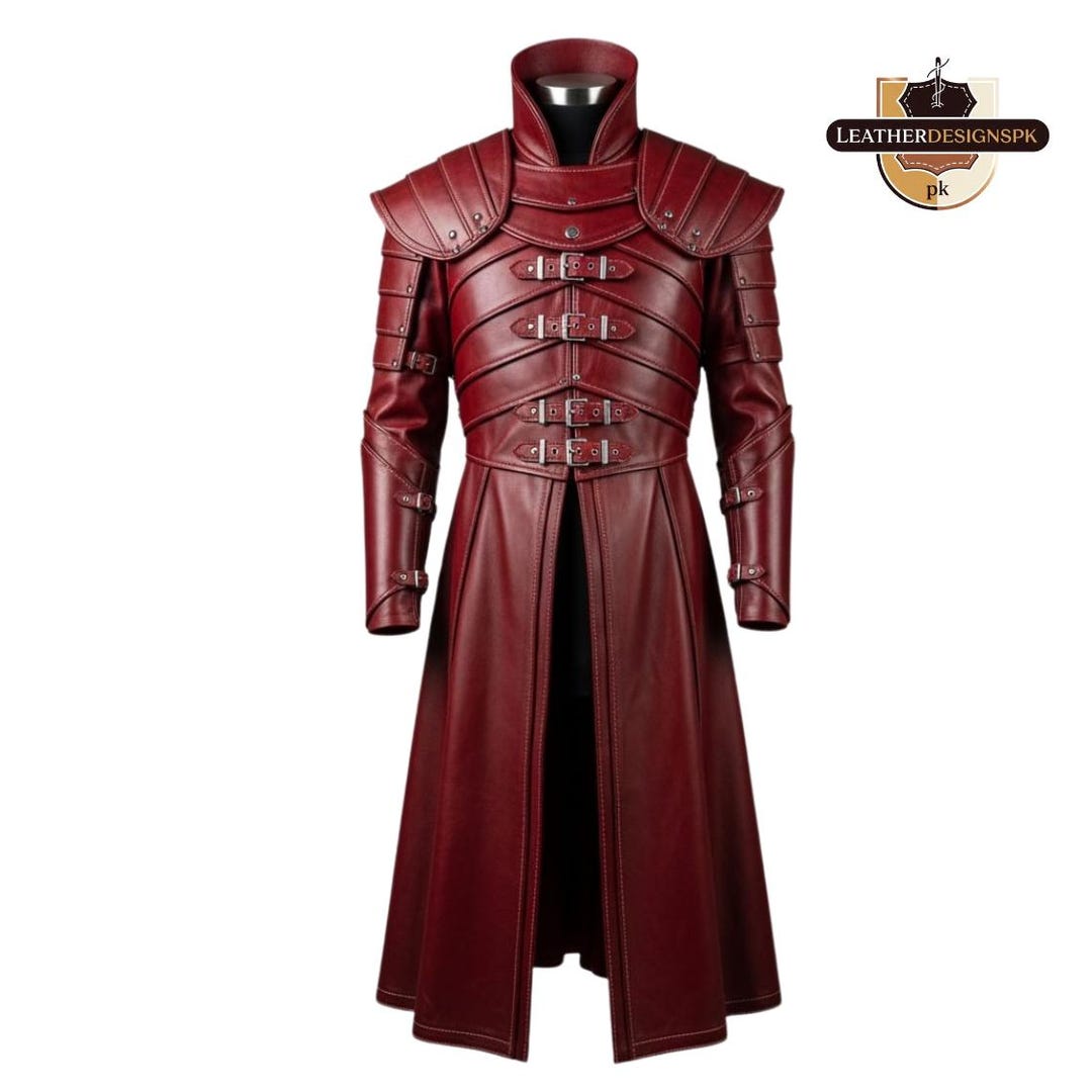 Handmade Leather Mens Armour Clock – Timeless Strength - Etsy