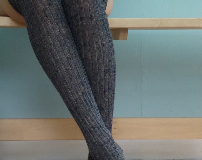 Thigh High Knitted Wool Socks Better Than Leg Warmers Etsy