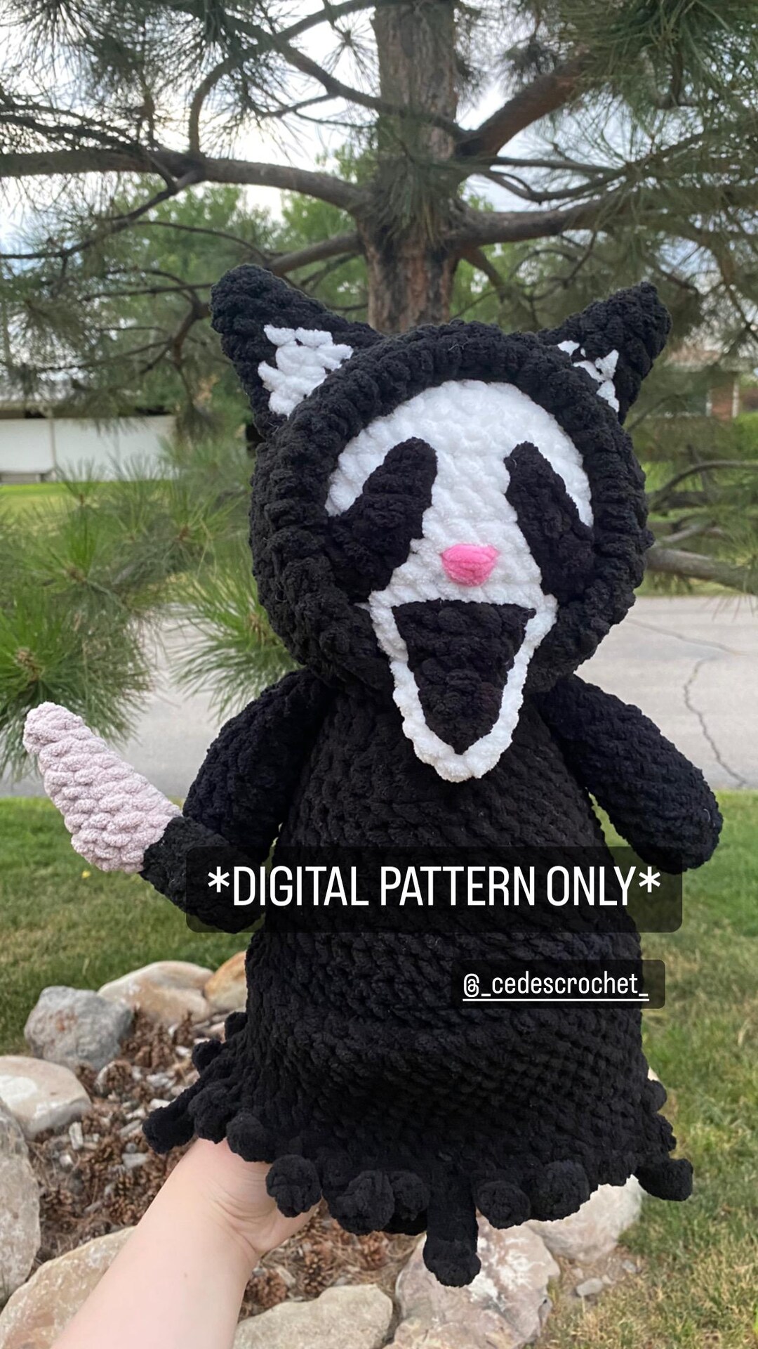 Crochet Halloween Cat Pattern///digital Pdf Pattern NOT PHYSICAL Item ...