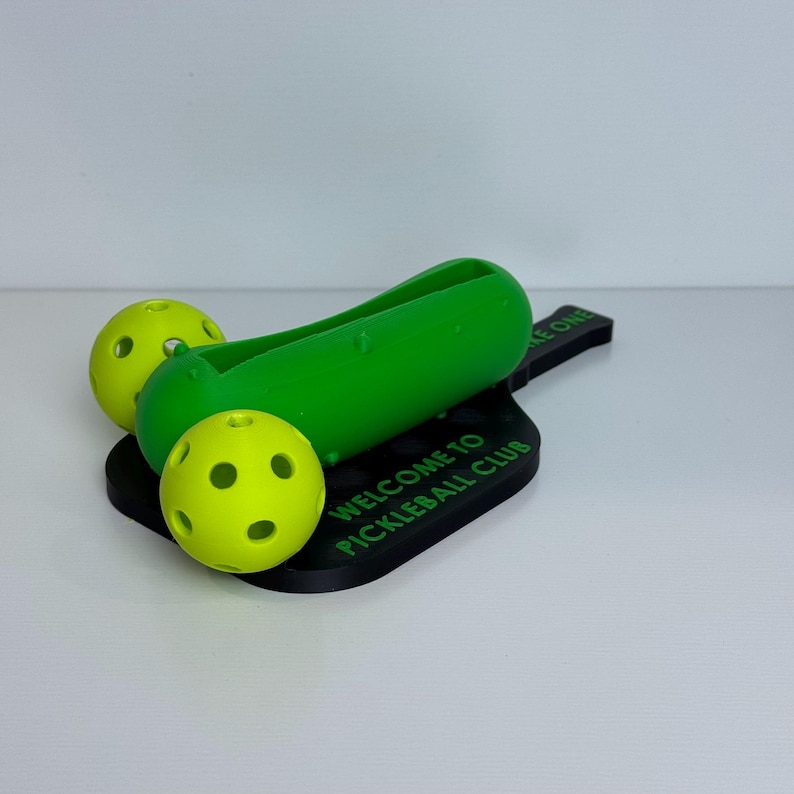 3D Printed Pickleball Business Card Holder | Desk Decor | Custom Pickleball Coach Gift | Pro ...