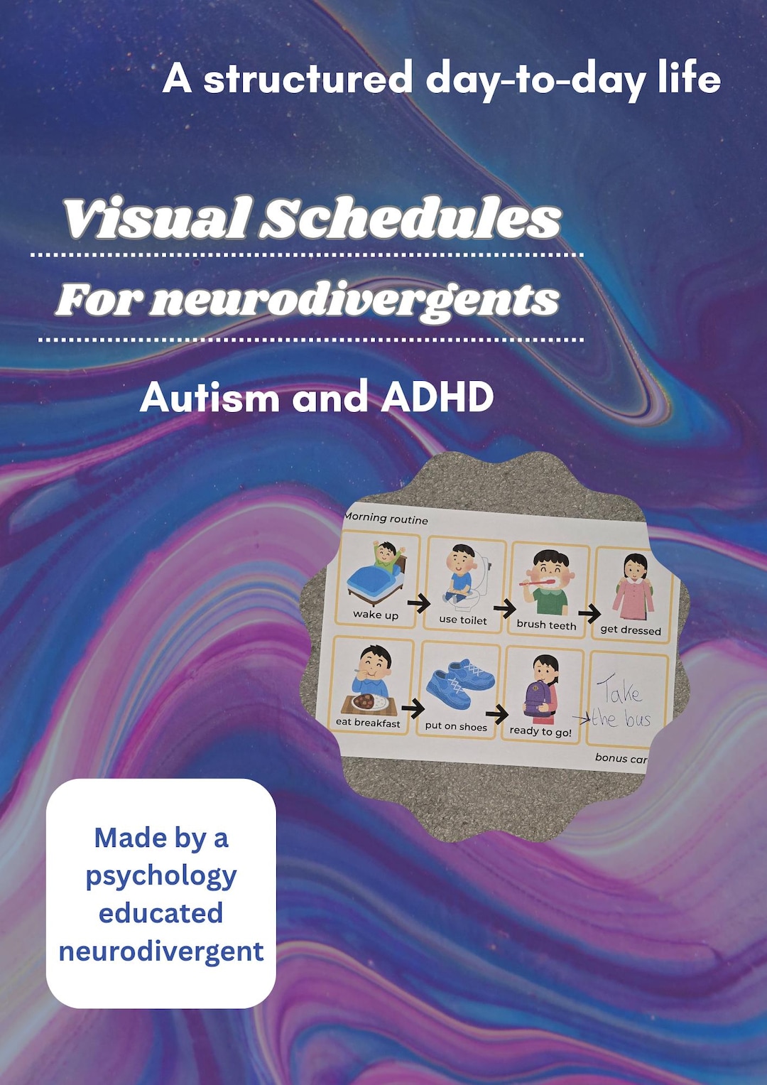 Digital Autism and ADHD Visual Schedules, for Neurodivergent Children ...
