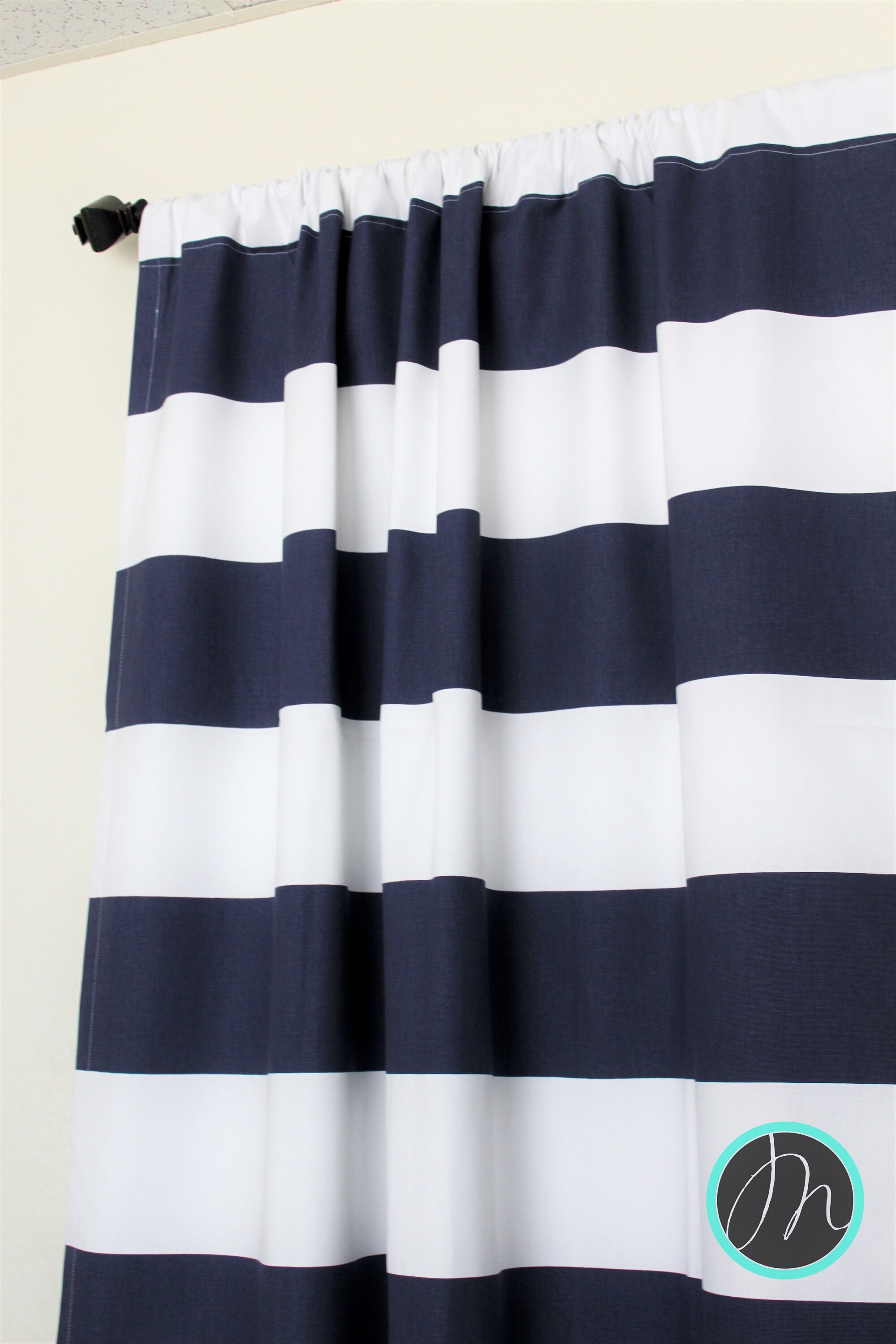 Custom Navy Blue Valance- Premier Prints Modern Window Treatments ...