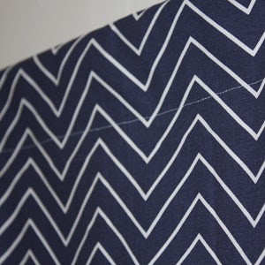 Vintage Indigo Blue Custom Valance Premier Prints Navy - Etsy