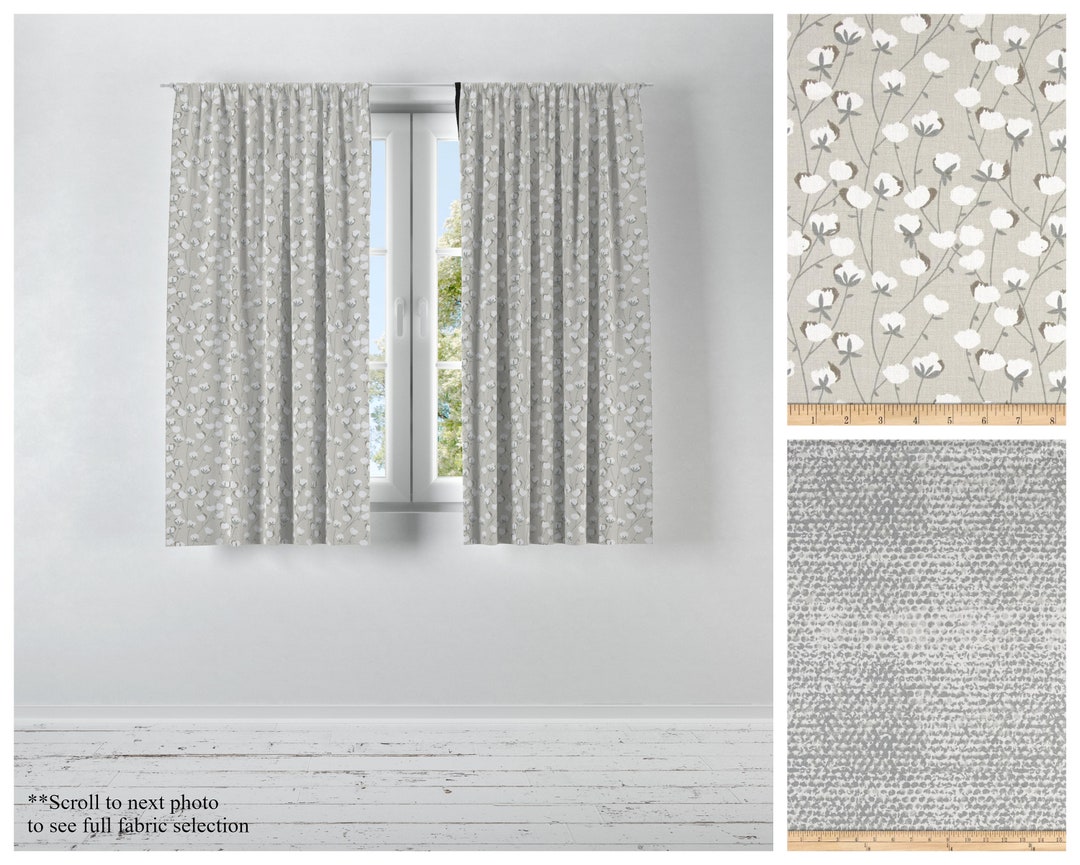 Clay Window Curtains- Pair of Drapery Panels- Premier Prints Designer ...