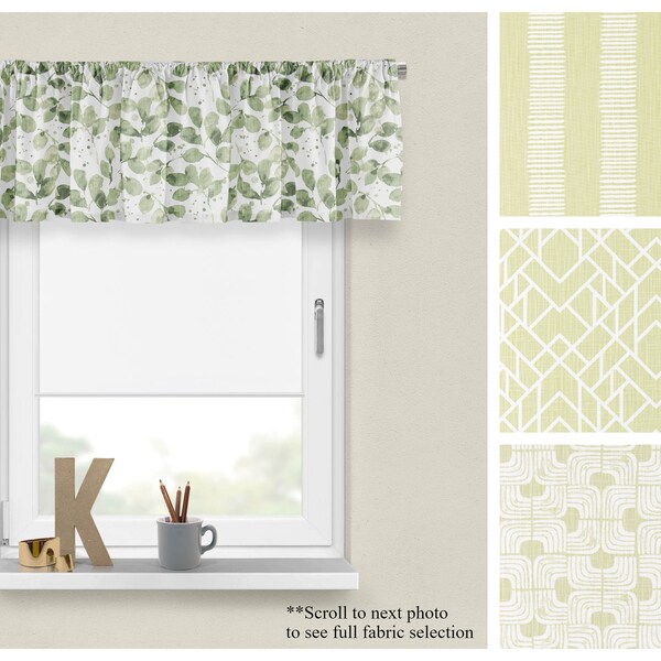 Green Valance - Etsy