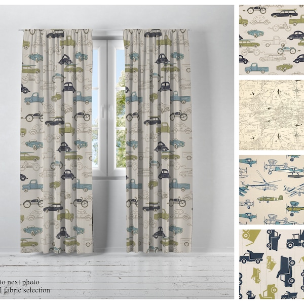 Boys Room Curtains - Etsy