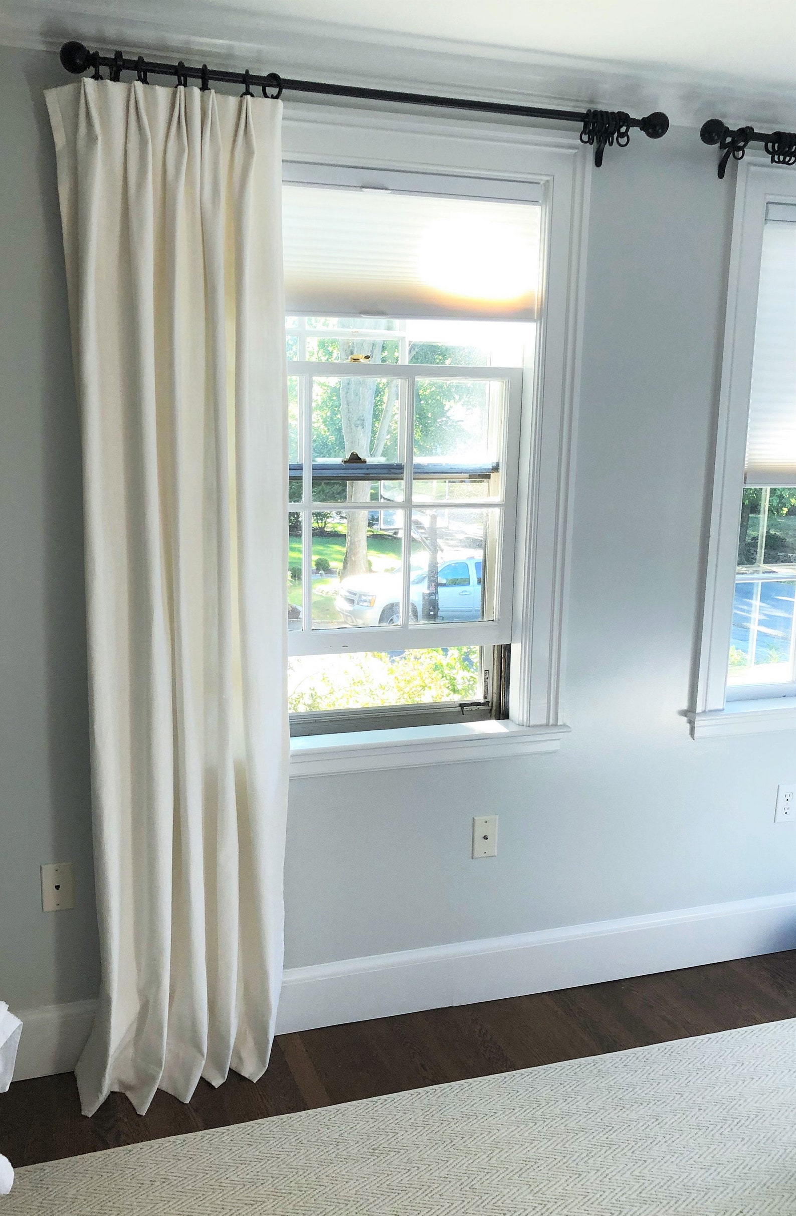 Solid Belgian Linen Curtains Drapery Panel Pair Natural or - Etsy