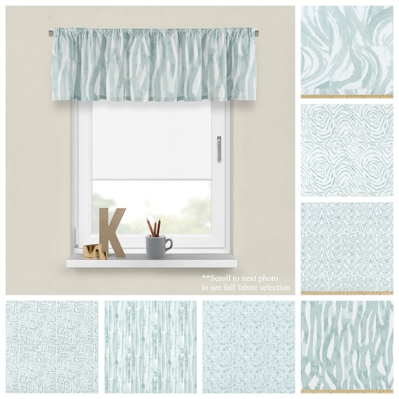 Water Luxe Canvas Valance Premier Prints Angela Harris - Etsy