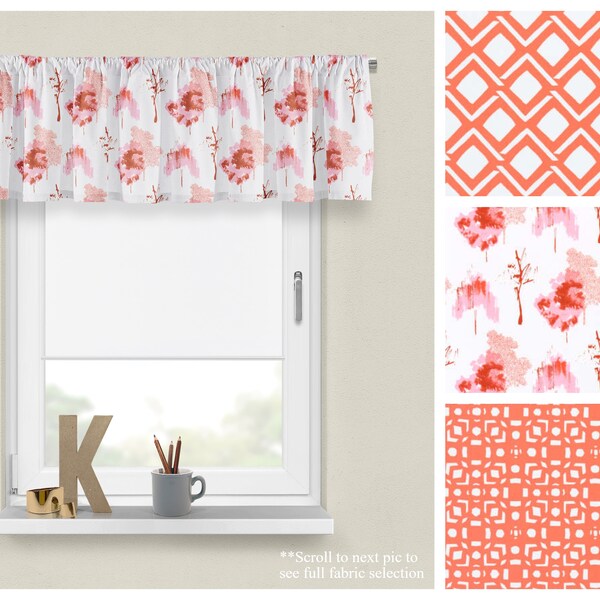 Orange Valance - Etsy