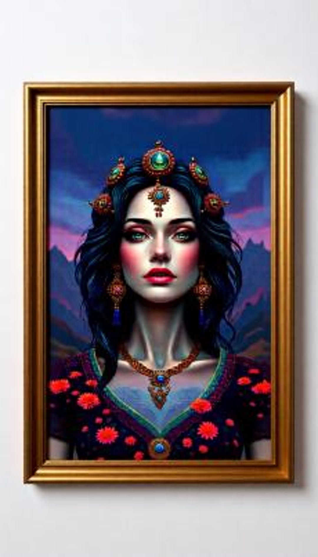 Digital Mountain Goddess Art | Divine Feminine - Etsy