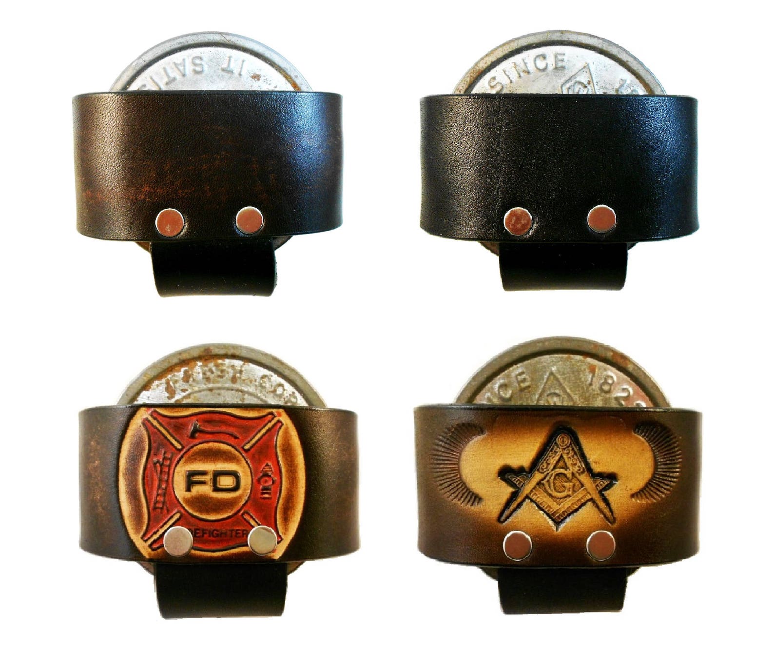 Leather Snuff Can Holder, Chewing Tobacco Case, Handcrafted, Many ...