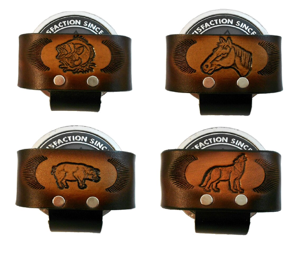 Leather Snuff Can Holder Chewing Tobacco Case Handcrafted - Etsy