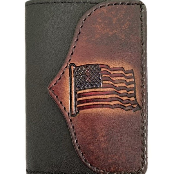 American Flag Trifold Wallet - Etsy