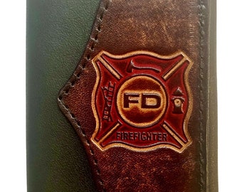 Firefighter Wallet Original Turnout Bunker Fabric Gift - Portefeuille ...
